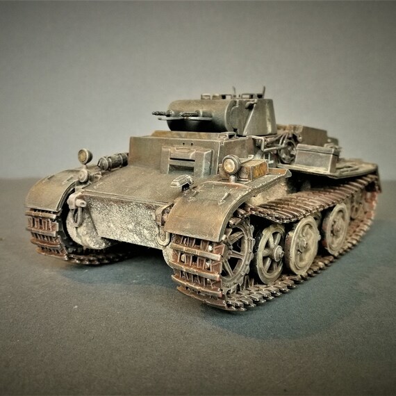 German Light Tank Pz.kpfw. I Ausf F WWII Military Model Series 1 35 Fully Assembled Model Etsy