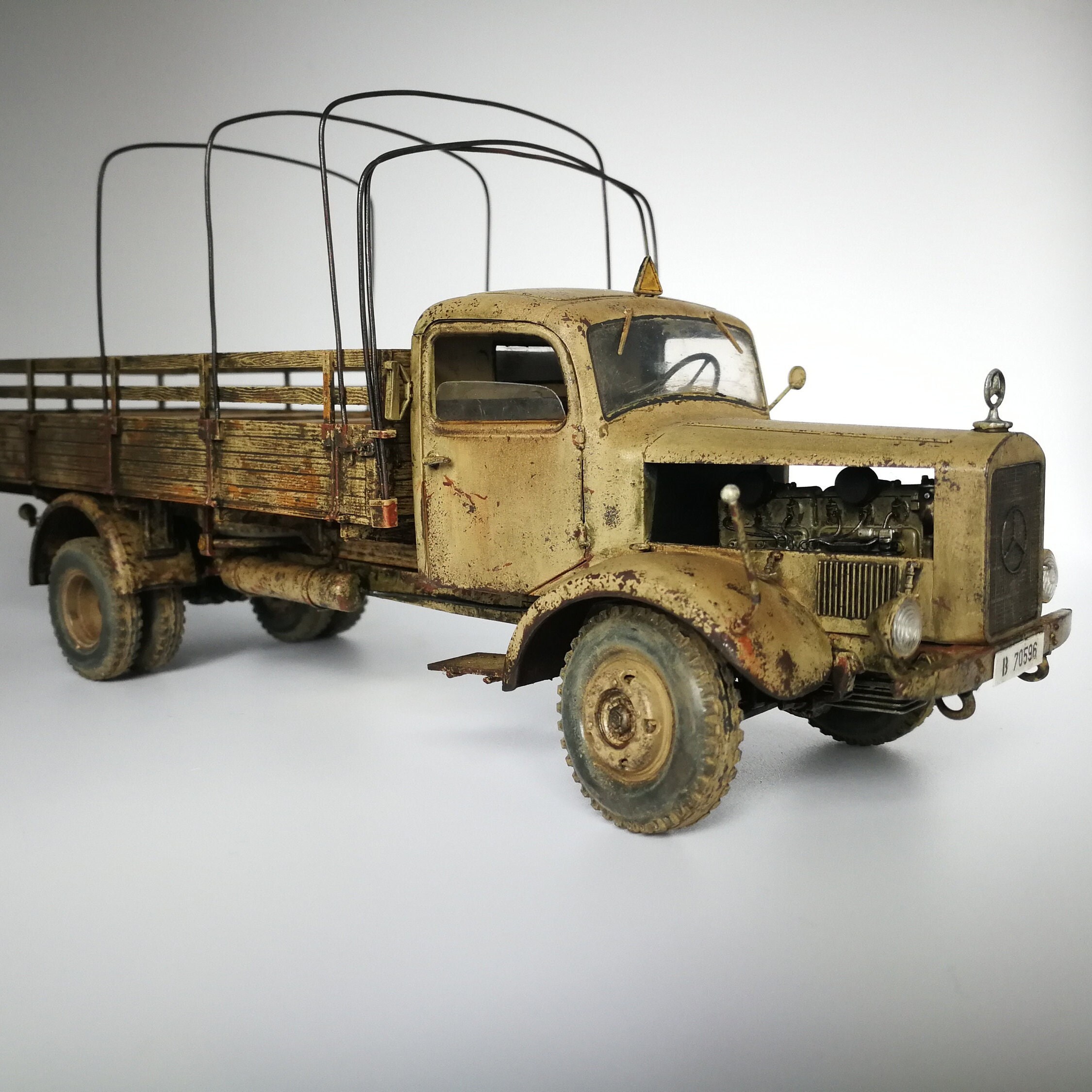 German Truck Mercedes-benz L4500 A in Service in the Kingdom of ...