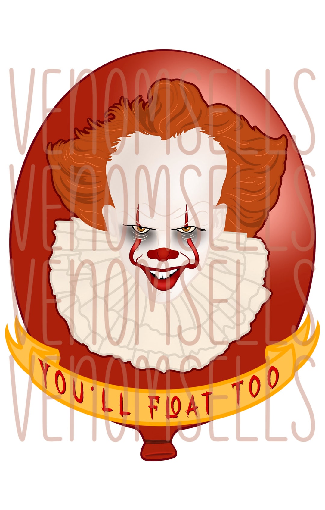 Pennywise | You'll Float Too Art Print DIGITAL DOWNLOAD - Etsy