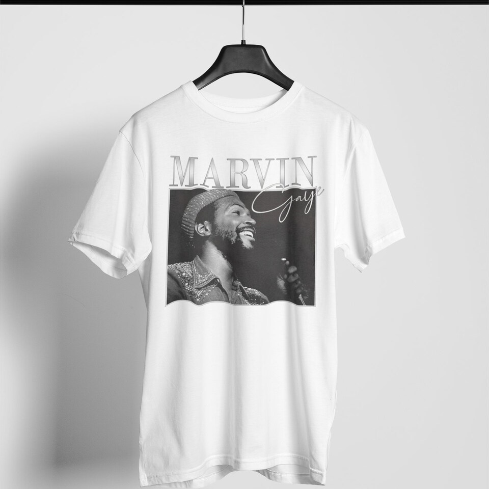 Marvin Gaye R&B Jazz Vintage Inspired T Shirt 90s Bootleg Rap Tee Shirt ...