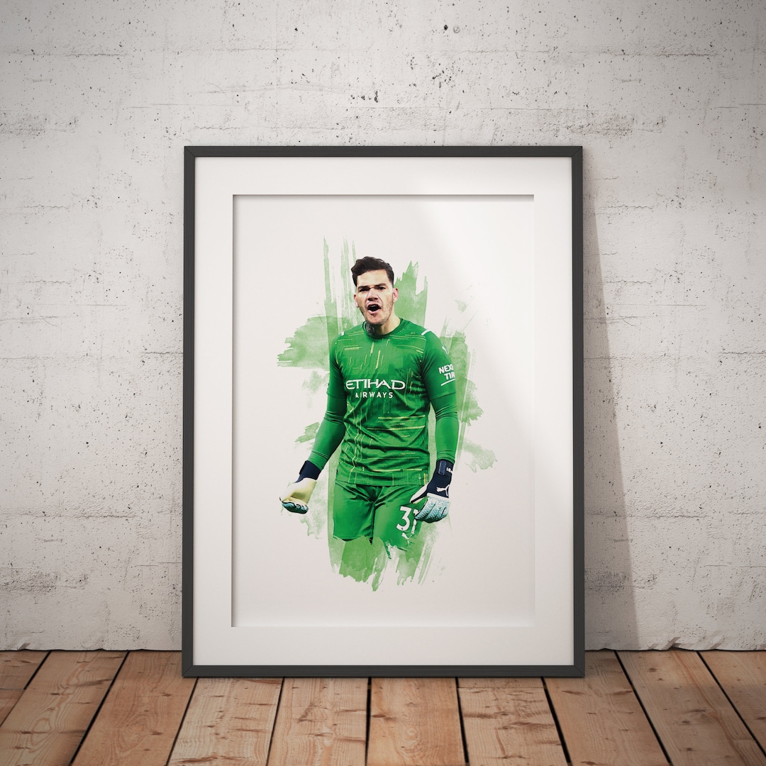 Ederson - Football Poster - Football Print - Etsy