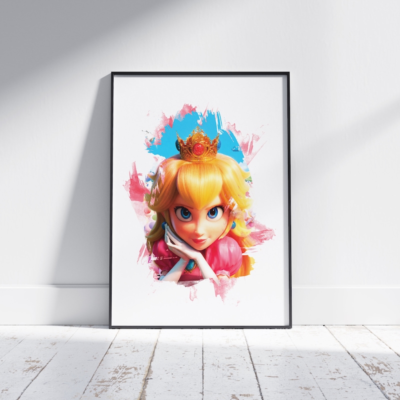 Peach Poster - Etsy UK