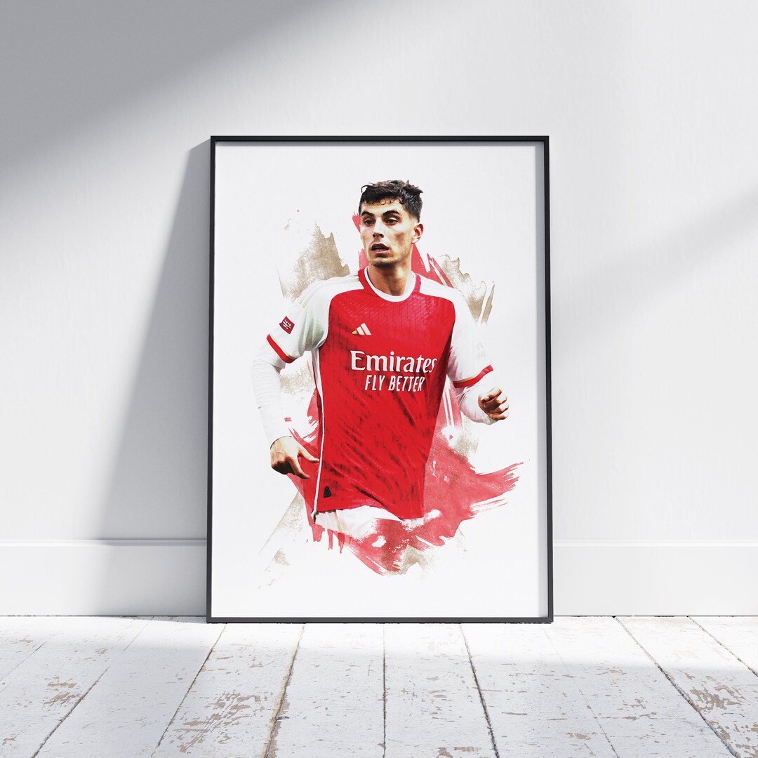Kai Havertz 2023/24 Home Kit Football Poster Football Print - Etsy UK
