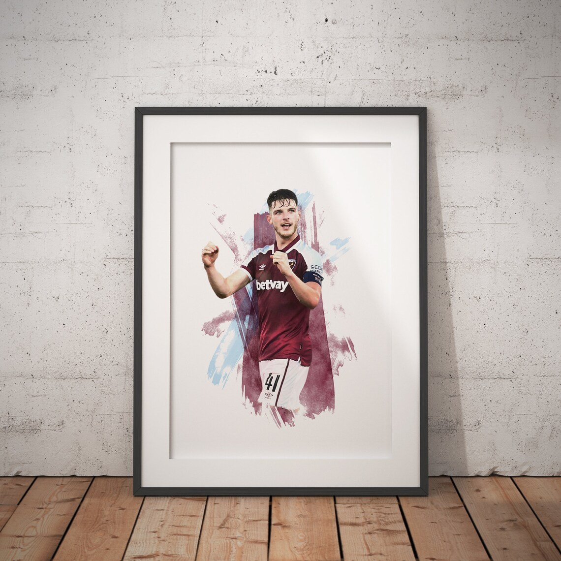 Declan Rice Football Poster Football Print - Etsy UK