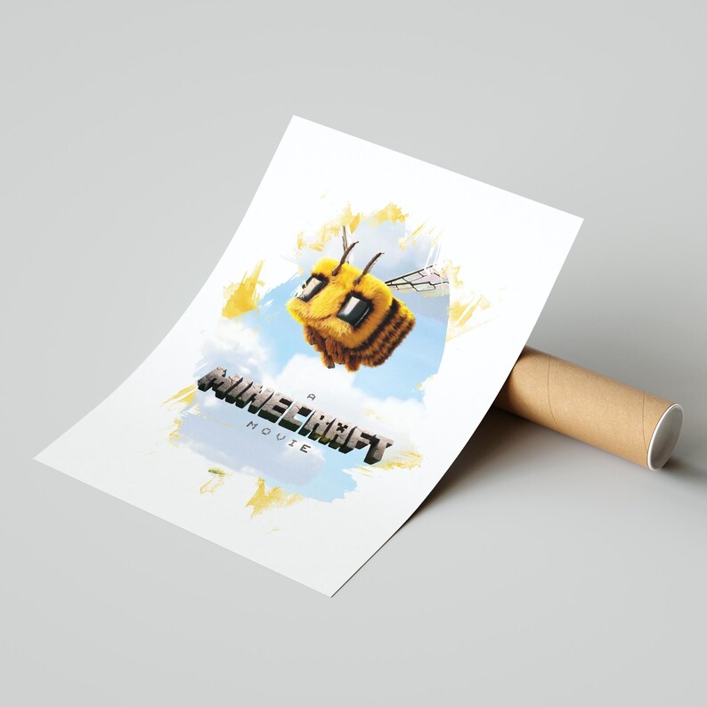 Minecraft Movie - Bee - Poster - Print - Etsy