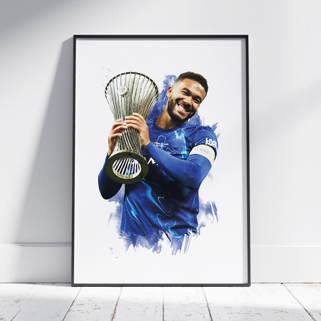 Reece James - 2024/25 - Trophy - Football Poster - Football Print - Etsy