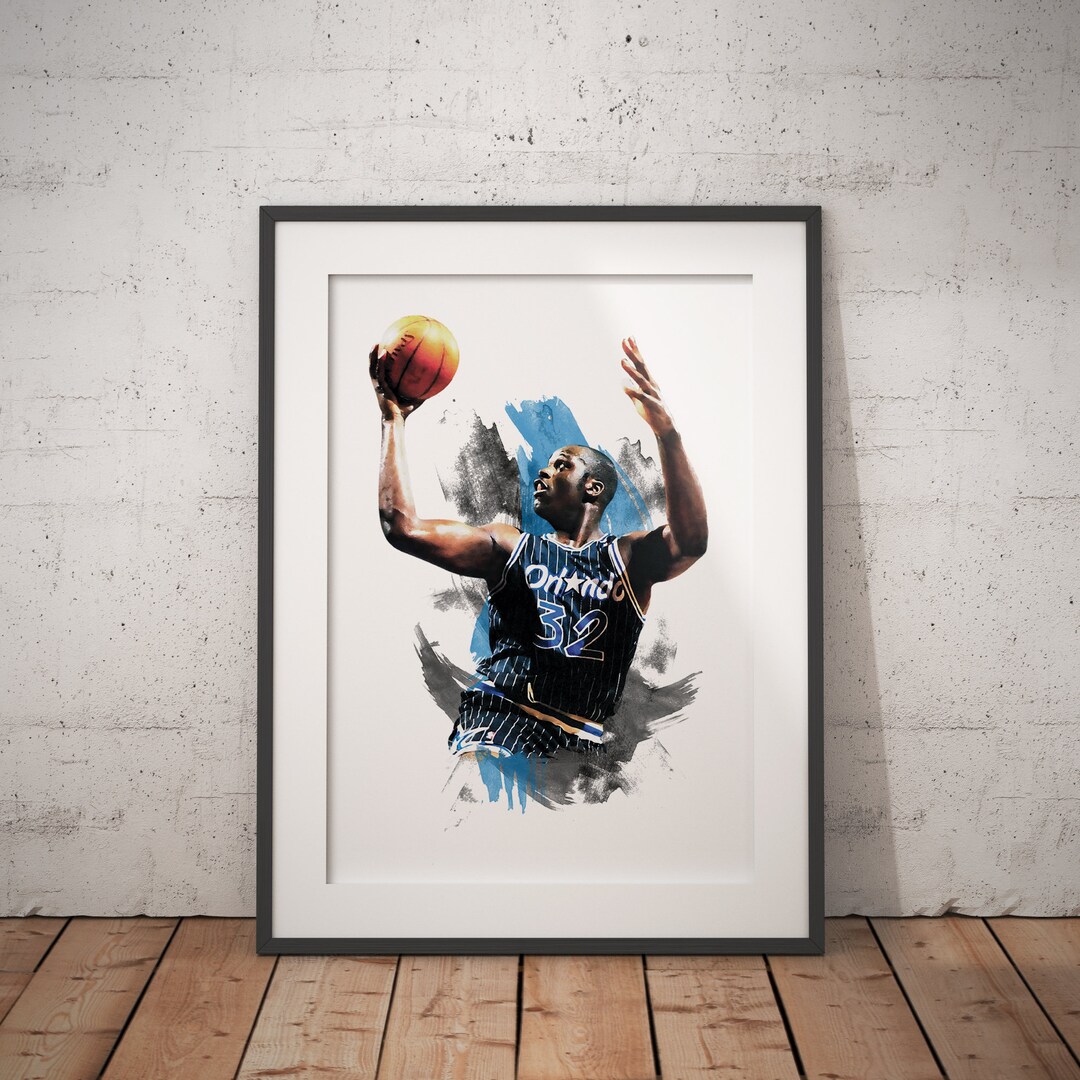 Shaquille O'neal Poster Print - Etsy
