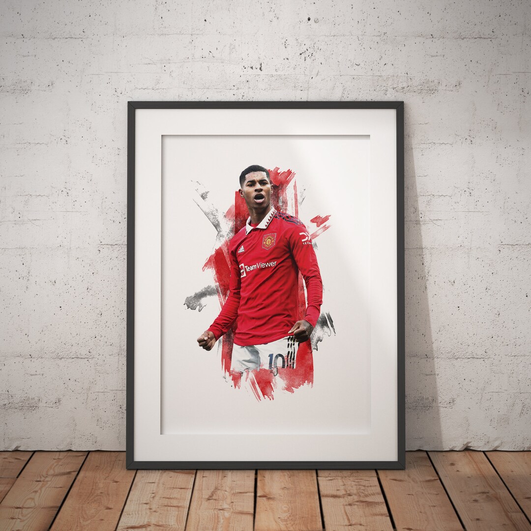 Marcus Rashford 2022/2023 Poster Print - Etsy UK