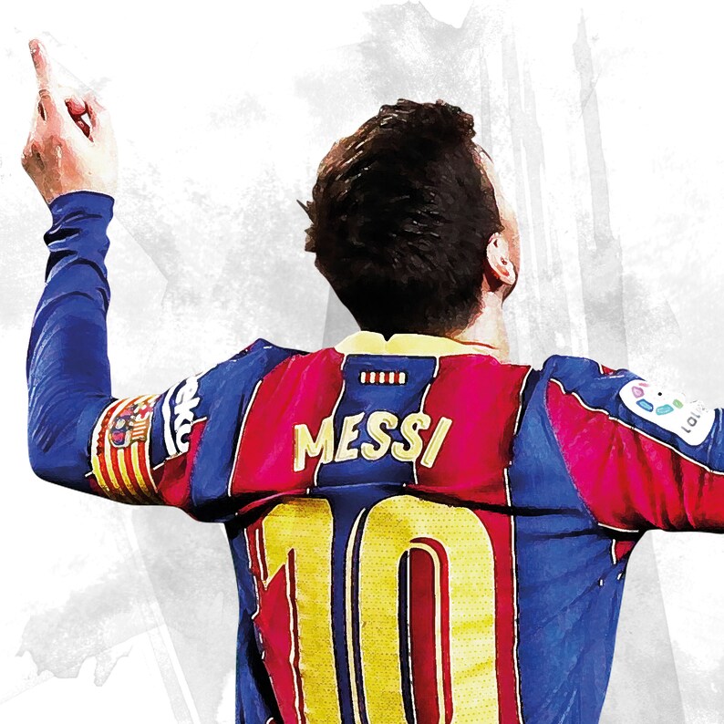 Lionel Messi Legend Digital Poster Digital Print - Etsy