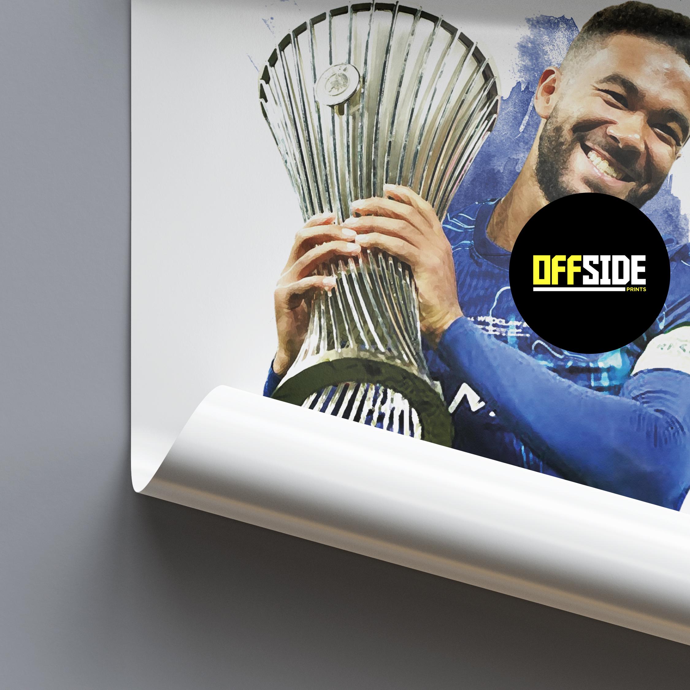 Reece James - 2024/25 - Trophy - Football Poster - Football Print - Etsy
