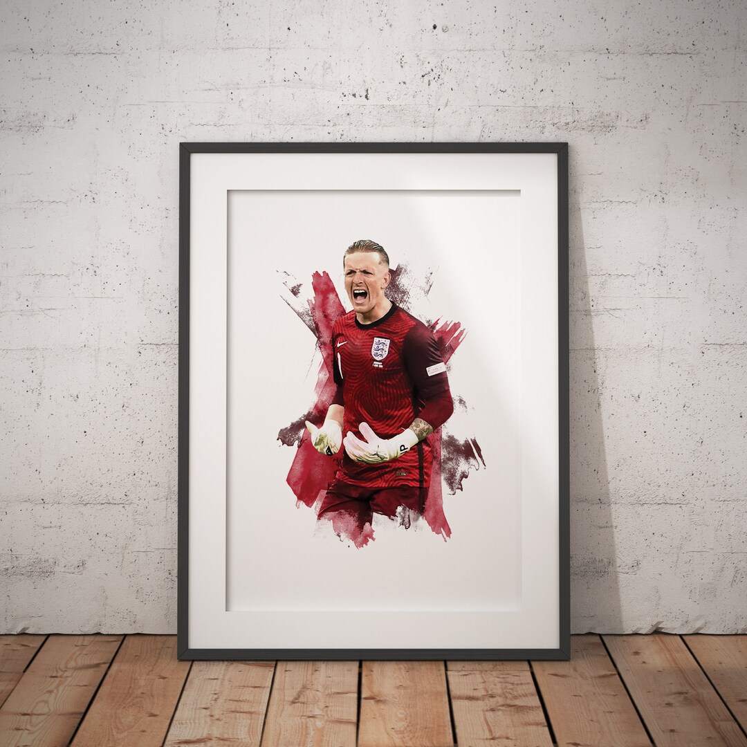 Jordan Pickford - England - Football Poster - Football Print - Etsy