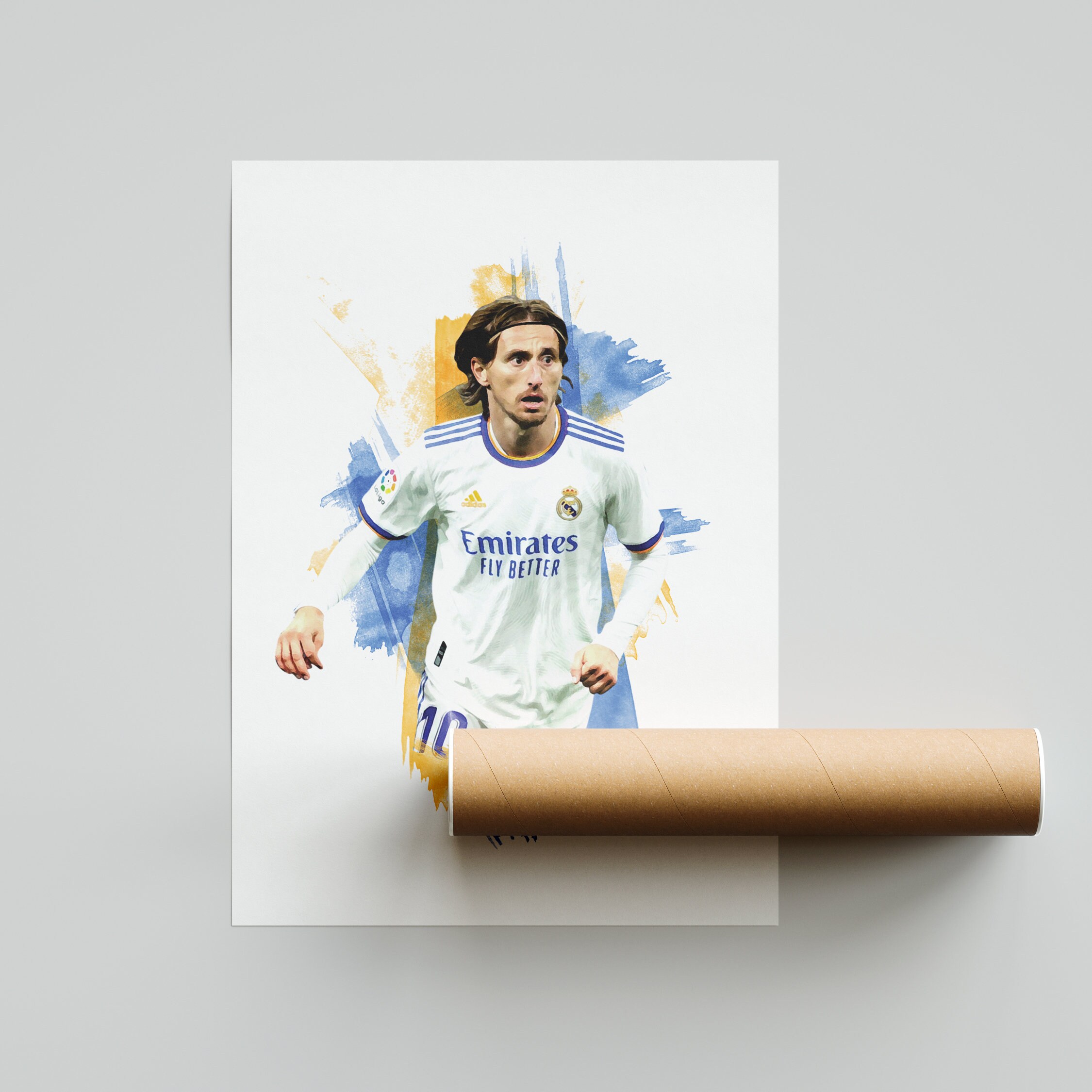 Luka Modric Football Poster Football Print - Etsy