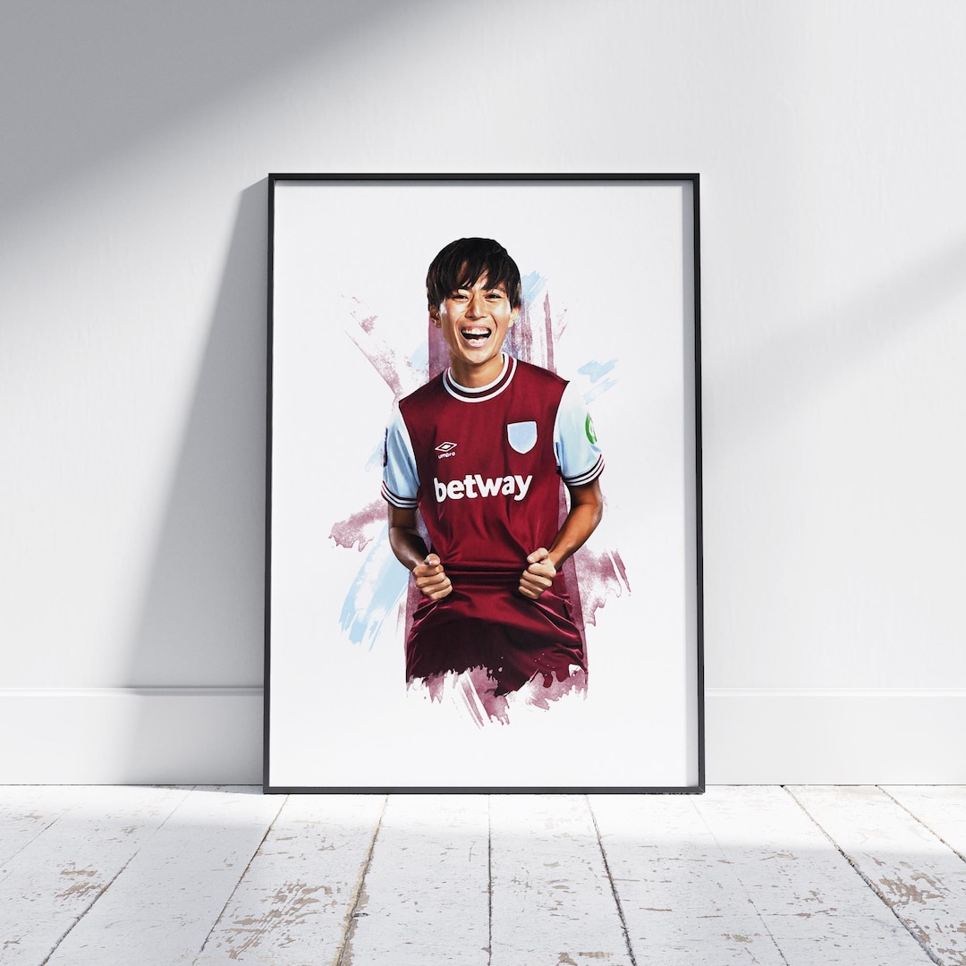 Riko Ueki - 2024/25 - Football Poster - Football Print - Etsy
