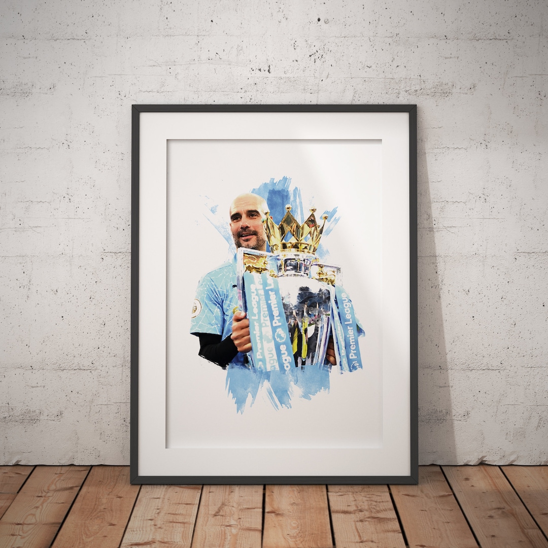 Pep Guardiola - Football Poster - Football Print - Etsy