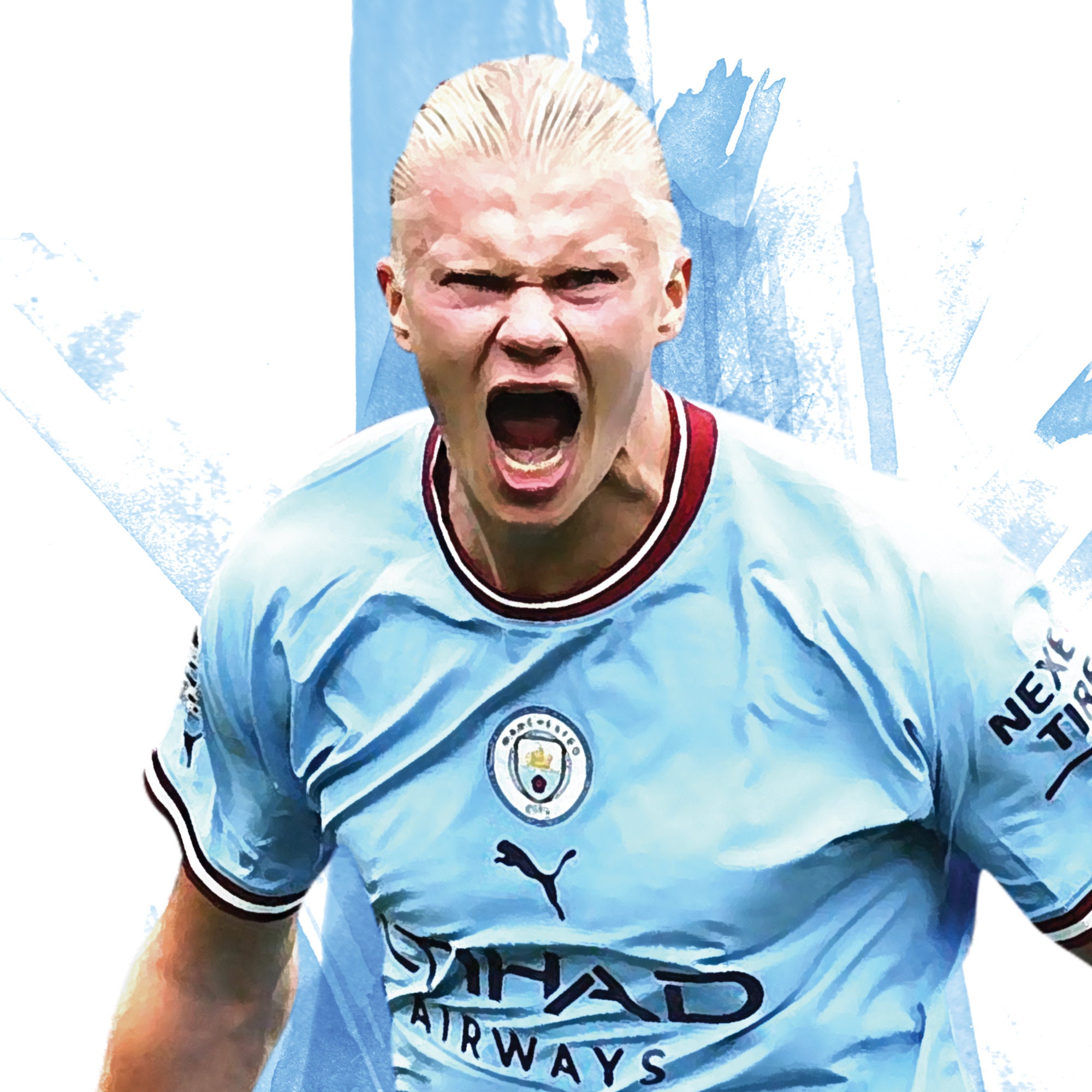 Erling Haaland - 2022/2023 - Poster - Print sold by Close_Viviene | SKU ...