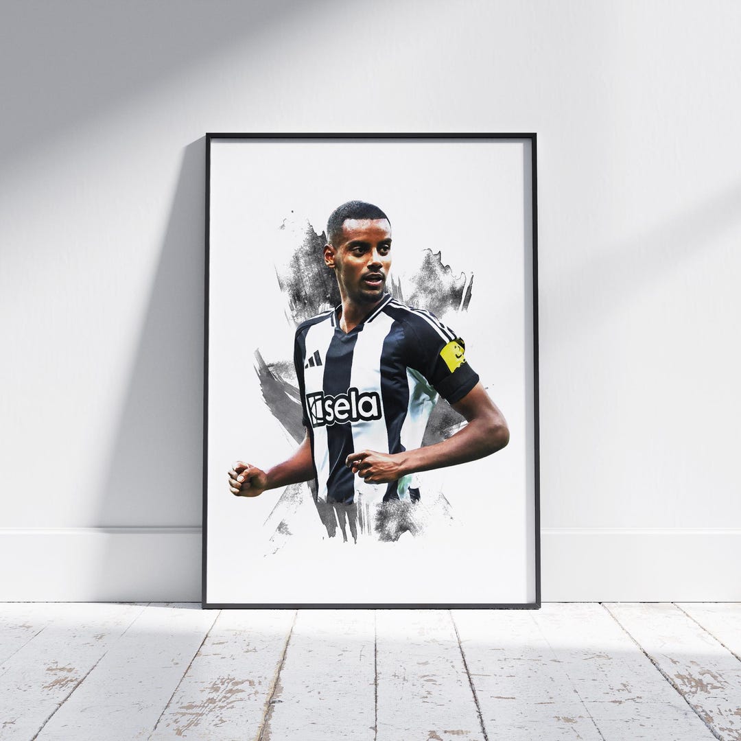 Alexander Isak - 2024/25 - Football Poster - Football Print - Etsy