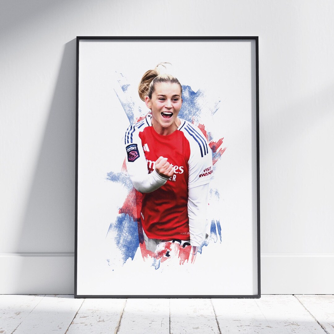 Alessia Russo - 2024/25 - Home Kit - Football Poster - Football Print ...