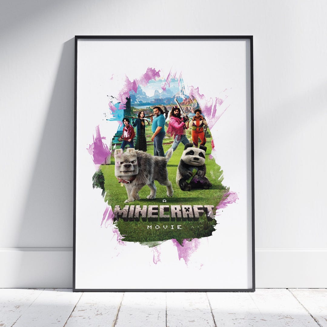 Minecraft Movie - Poster - Print - Etsy
