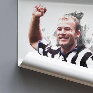 Alan Shearer Legend Poster Print - Etsy