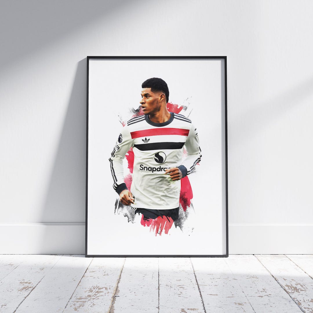 Marcus Rashford - 2024/2025 - Third Kit - Football Poster - Football ...