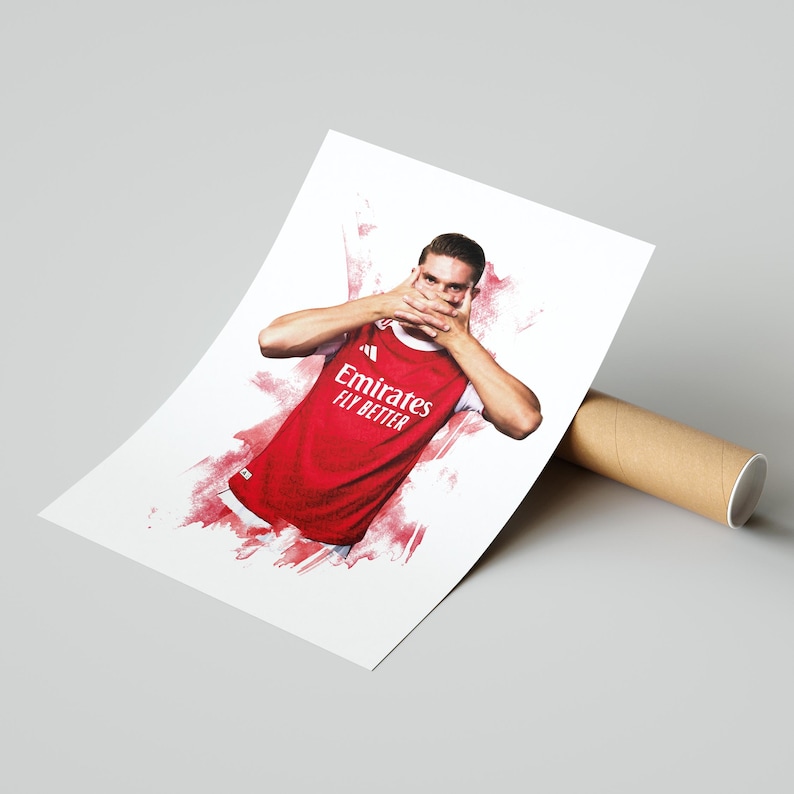 Viktor Gyokeres - 2025/26 - Home Kit - Football Poster - Football Print ...