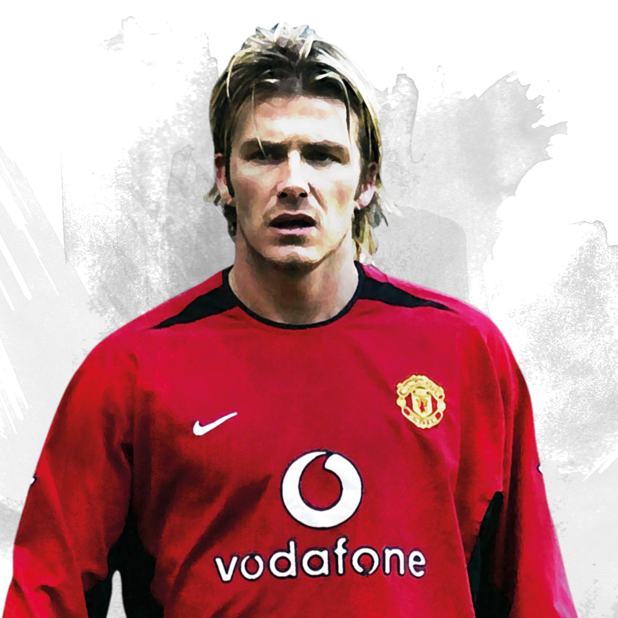 David Beckham Manchester United Legend Poster Print | Etsy