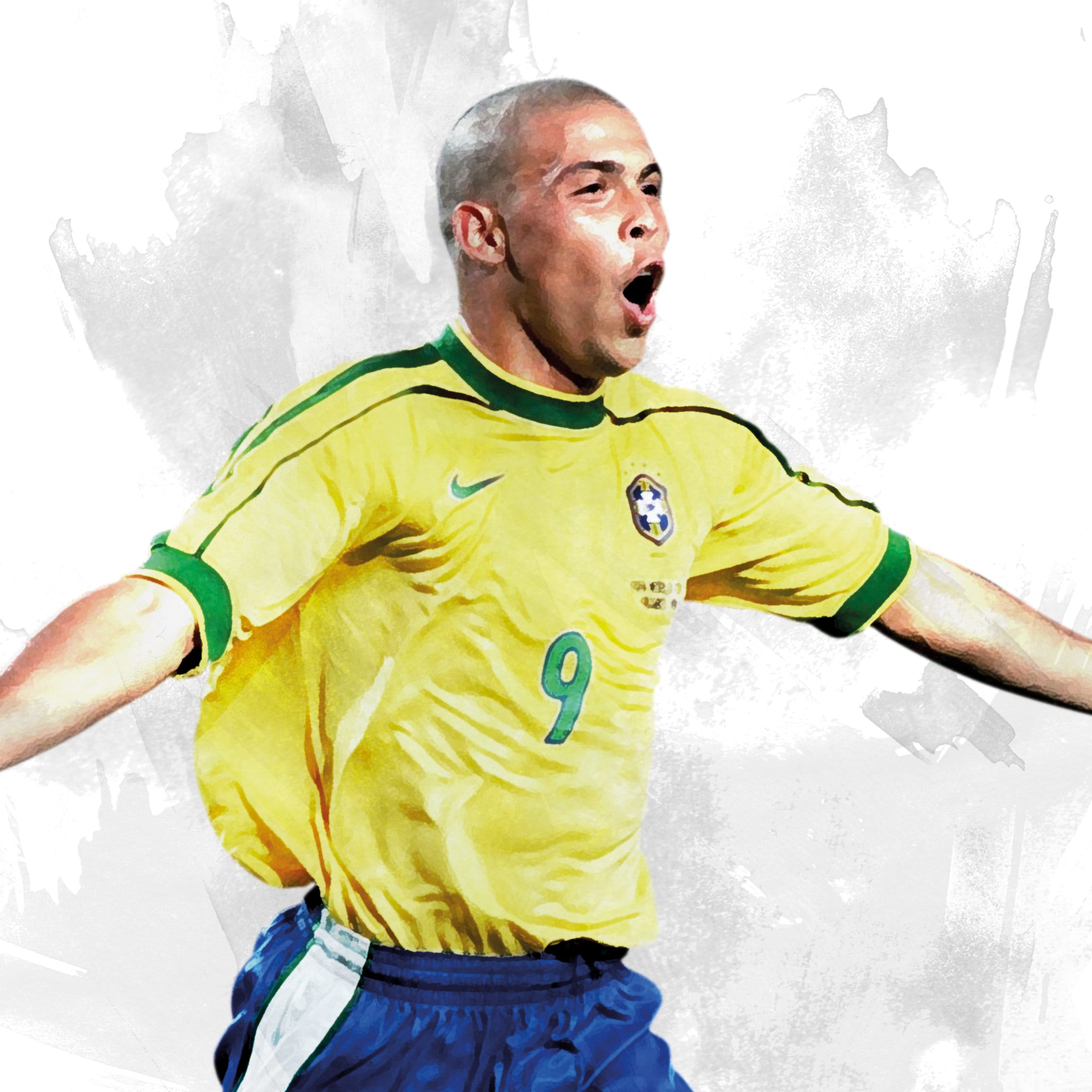 Ronaldo R9 Brazil Legend Poster Print | Etsy