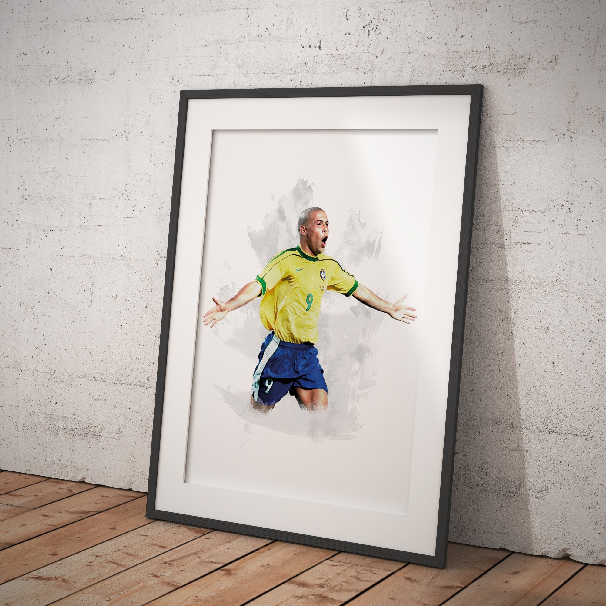 Ronaldo R9 Brazil Legend Poster Print - Etsy