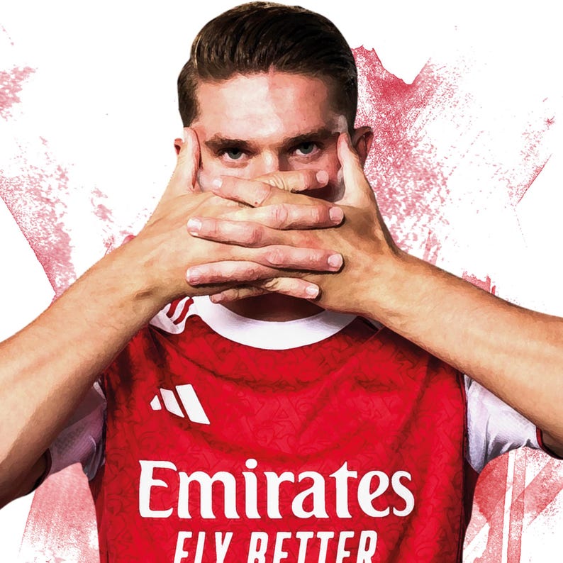 Viktor Gyokeres - 2025/26 - Home Kit - Football Poster - Football Print ...