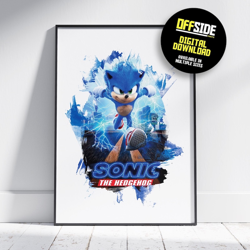 Sonic Movie 4 Poster - Etsy