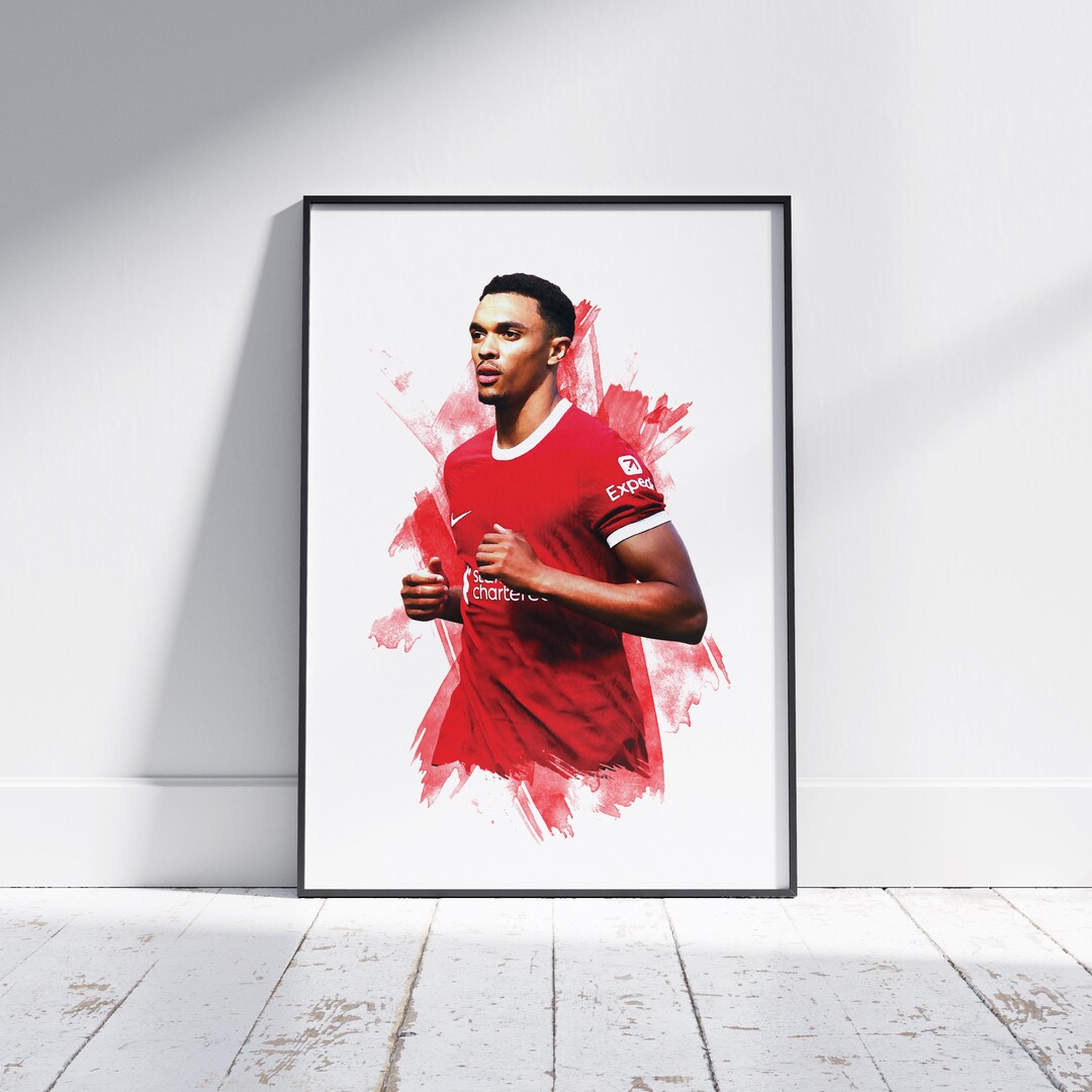 Trent Alexander-arnold - 2023/24 - Home Kit - Football Poster ...