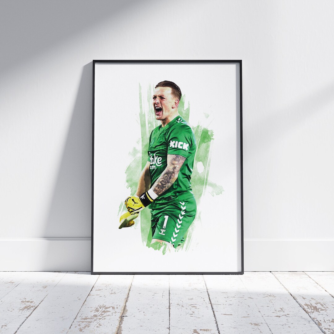 Jordan Pickford - 2023/24 - Football Poster - Football Print - Etsy