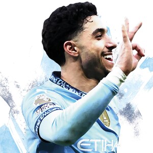 Omar Marmoush 2024/2025 Kit Home Poster Stampa - Etsy Italia