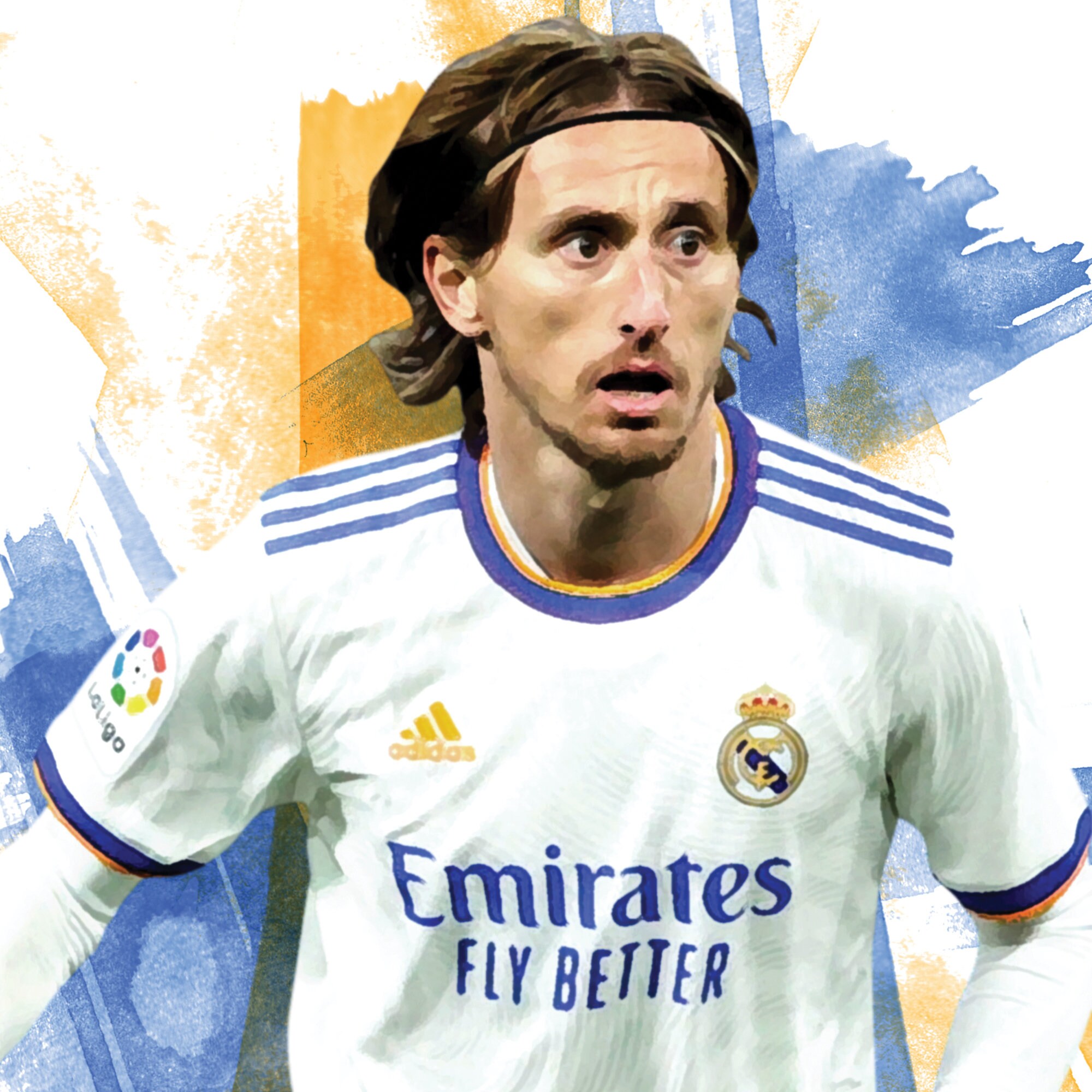 Luka Modric Football Poster Football Print - Etsy