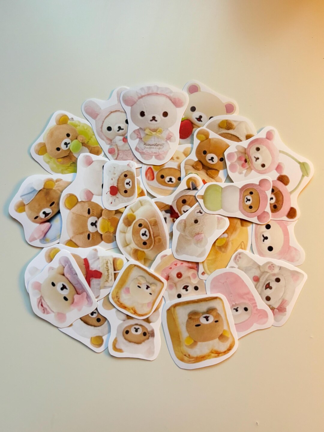 25 Rilakkuma Stickers: Hand Cut Matte Finish, Variety Pack - Etsy
