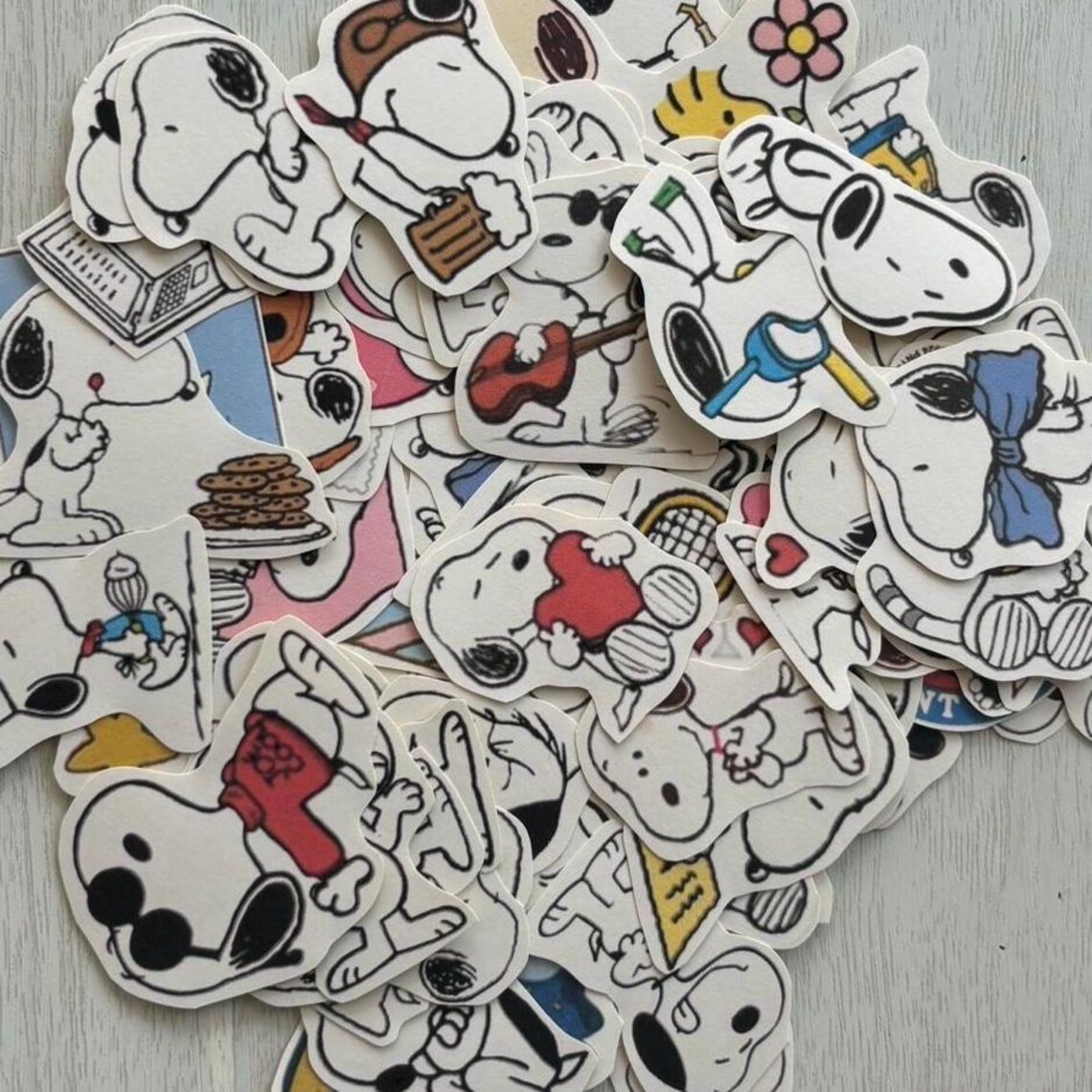 30 + Snoopy Stickers: Hand Cut Matte Finish, Variety Pack - Etsy