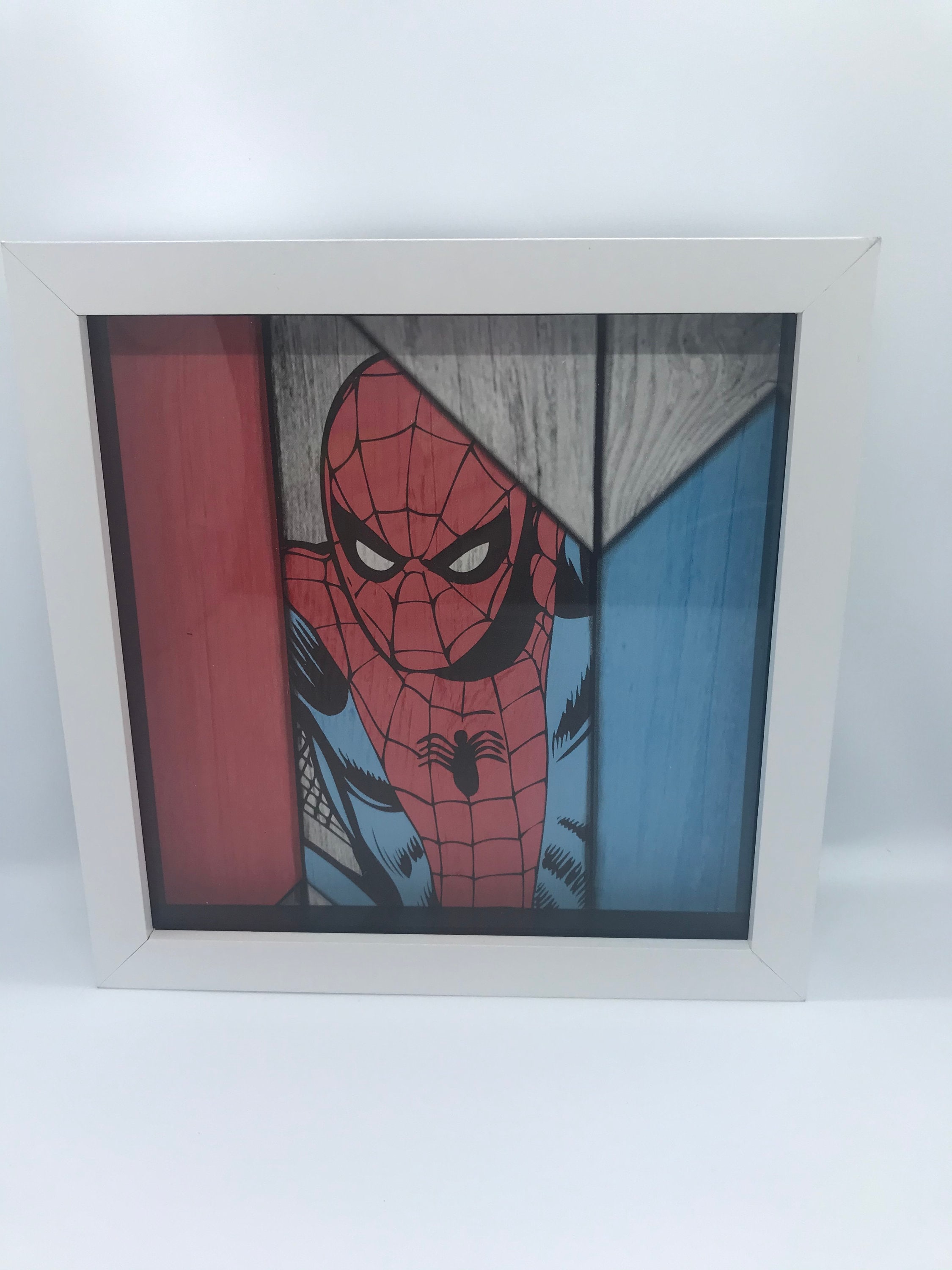 Personalised Superhero Box Frame - Etsy