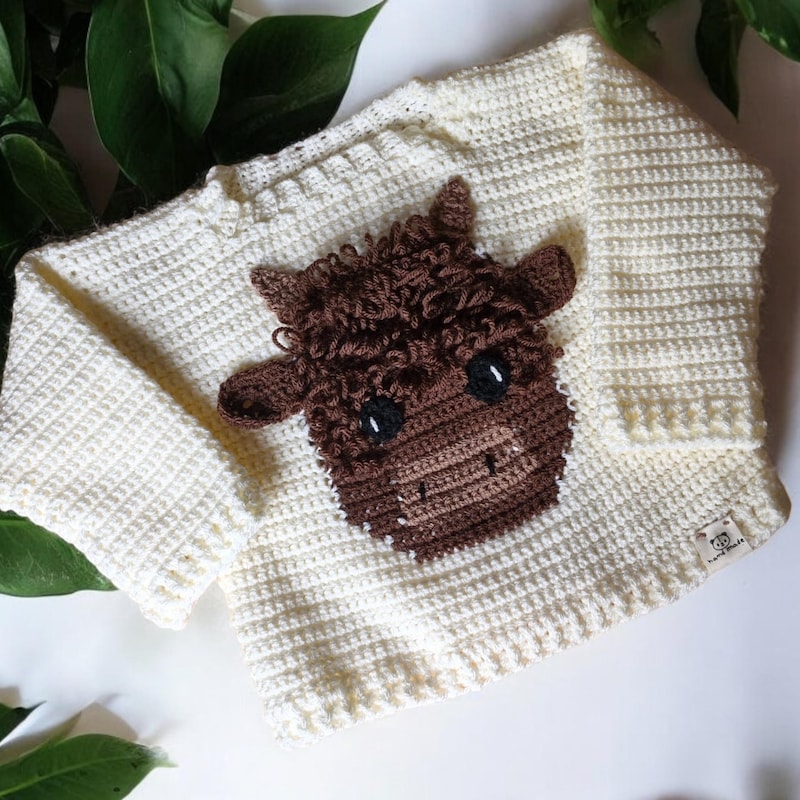Highland Cow Jumper - Etsy UK