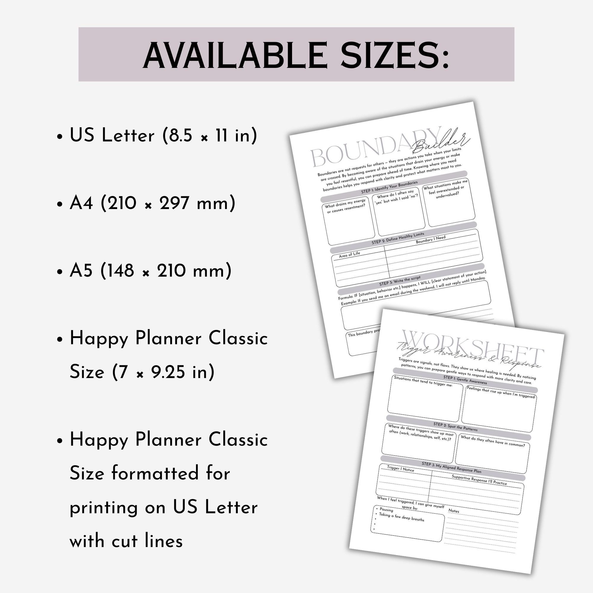 Printable Self-reflection Journal: Daily, Weekly & Monthly Reflection ...