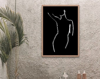 Body Outline Poster - Etsy UK