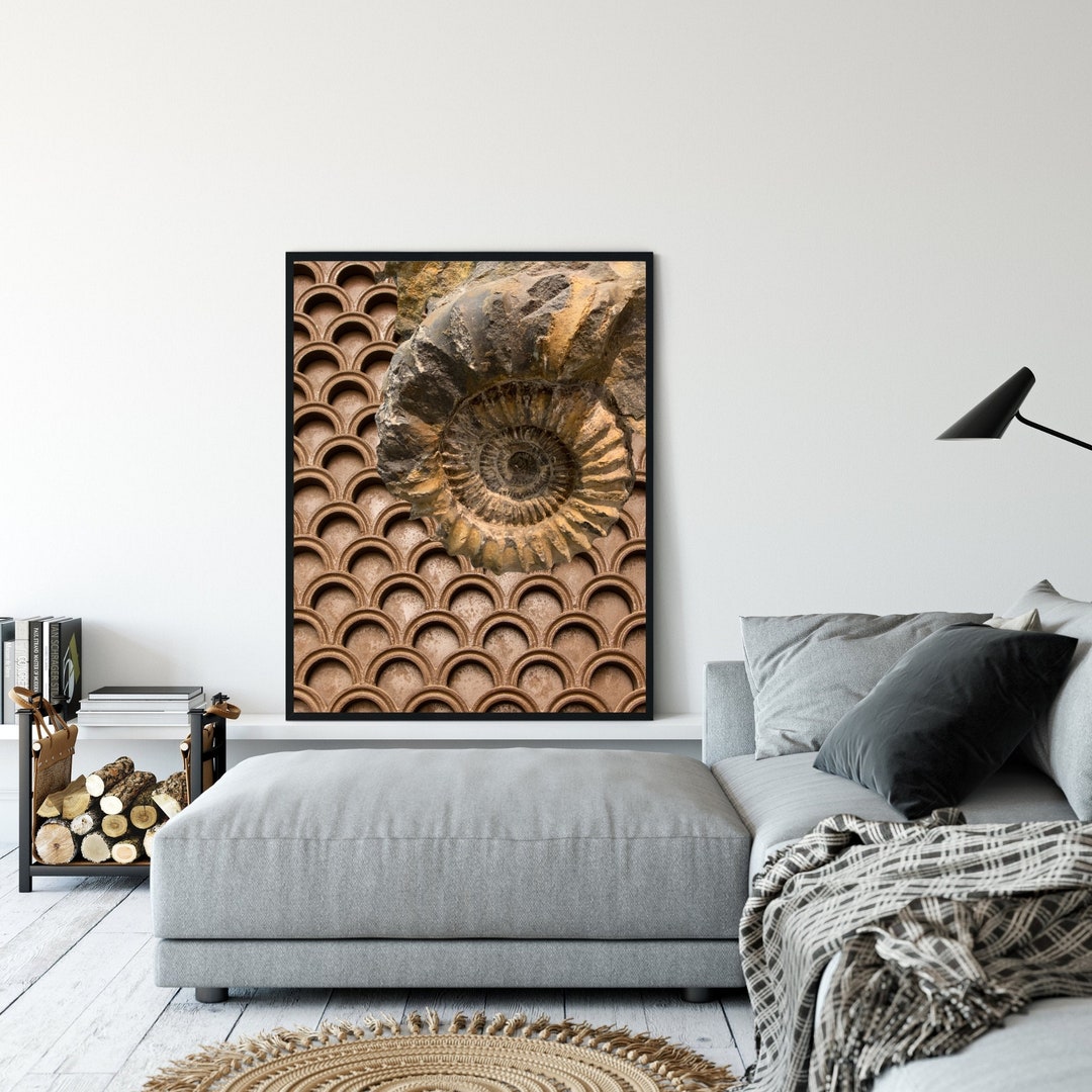 Printable Artwork Ammonite, Printable Wall Art, Printable Poster ...