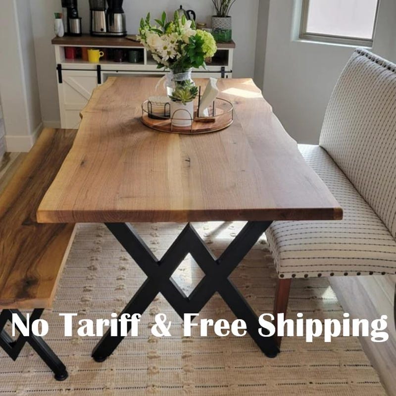 Solid Wood Maple Dining Table - Etsy Canada
