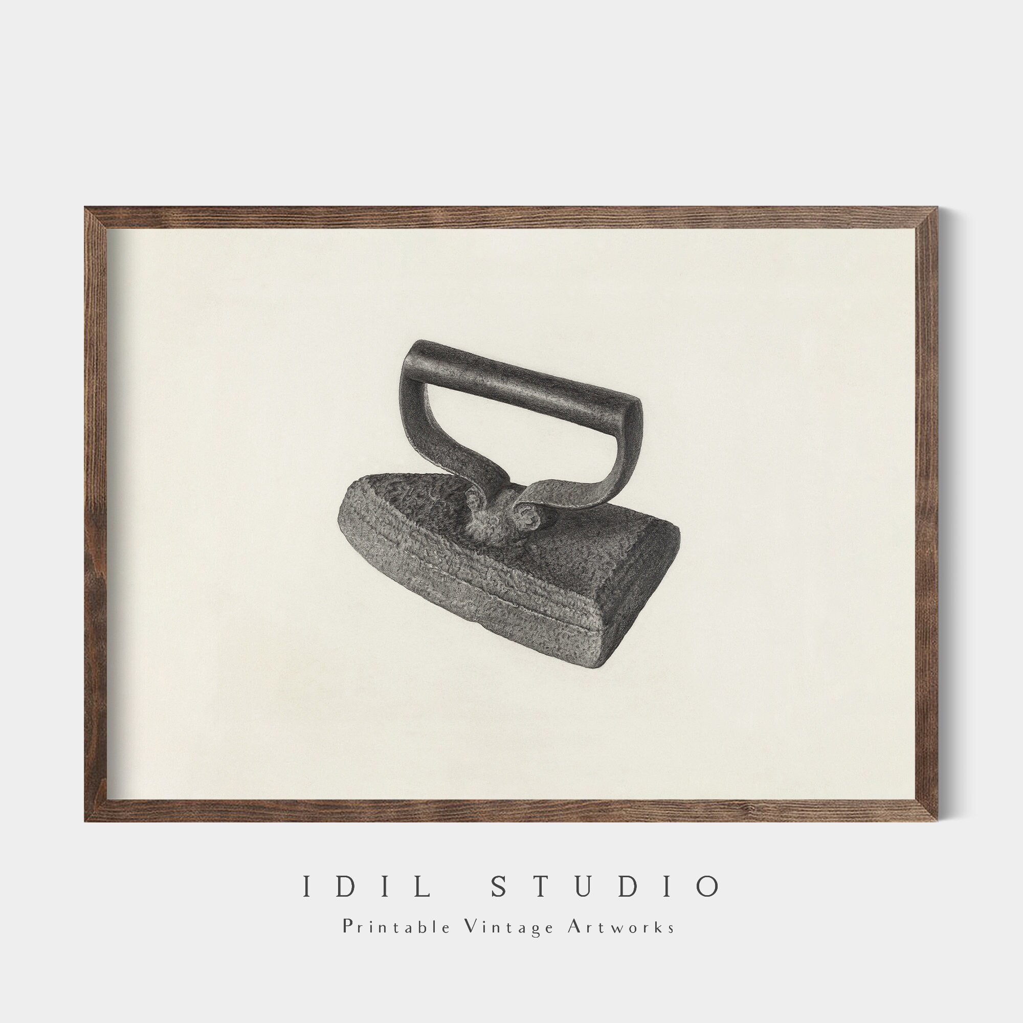 Vintage Laundry Room Art | Rustic Clothes Ironing Painting | Laundry ...