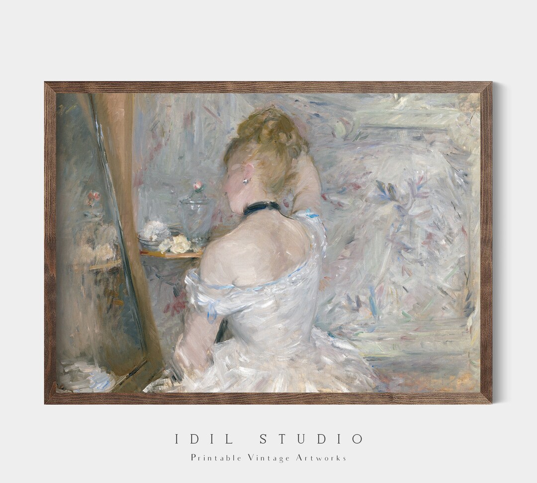 Vintage Lady Oil Drawing | Woman Portrait Wall Art PRINTABLE | 168 - Etsy