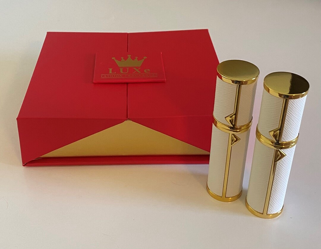 Luxury White Atomizer Set (qty 2) in Red Gift Box - Etsy