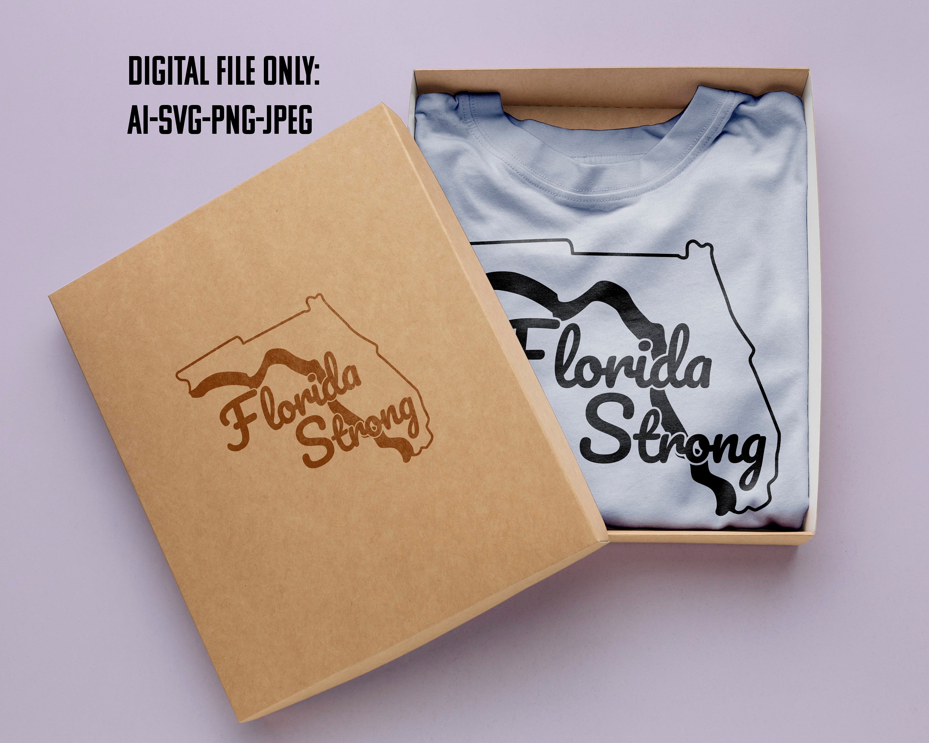 Florida Strong Svg Png Jpeg Cut File for Cricut and Glowforge, State ...