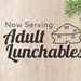Adult Lunchables Charcuterie Board SVG for Cricut, Glowforge, and ...