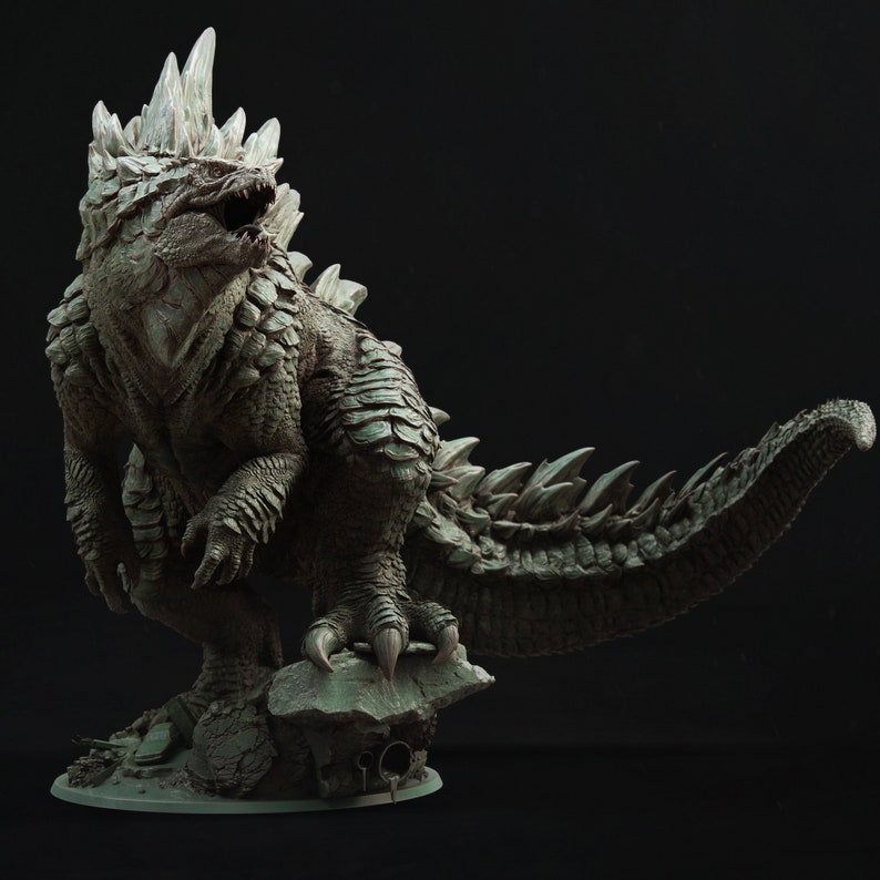 Earth Dragon. Definitely Not Godzilla. High Quality, Large Scale 3d ...