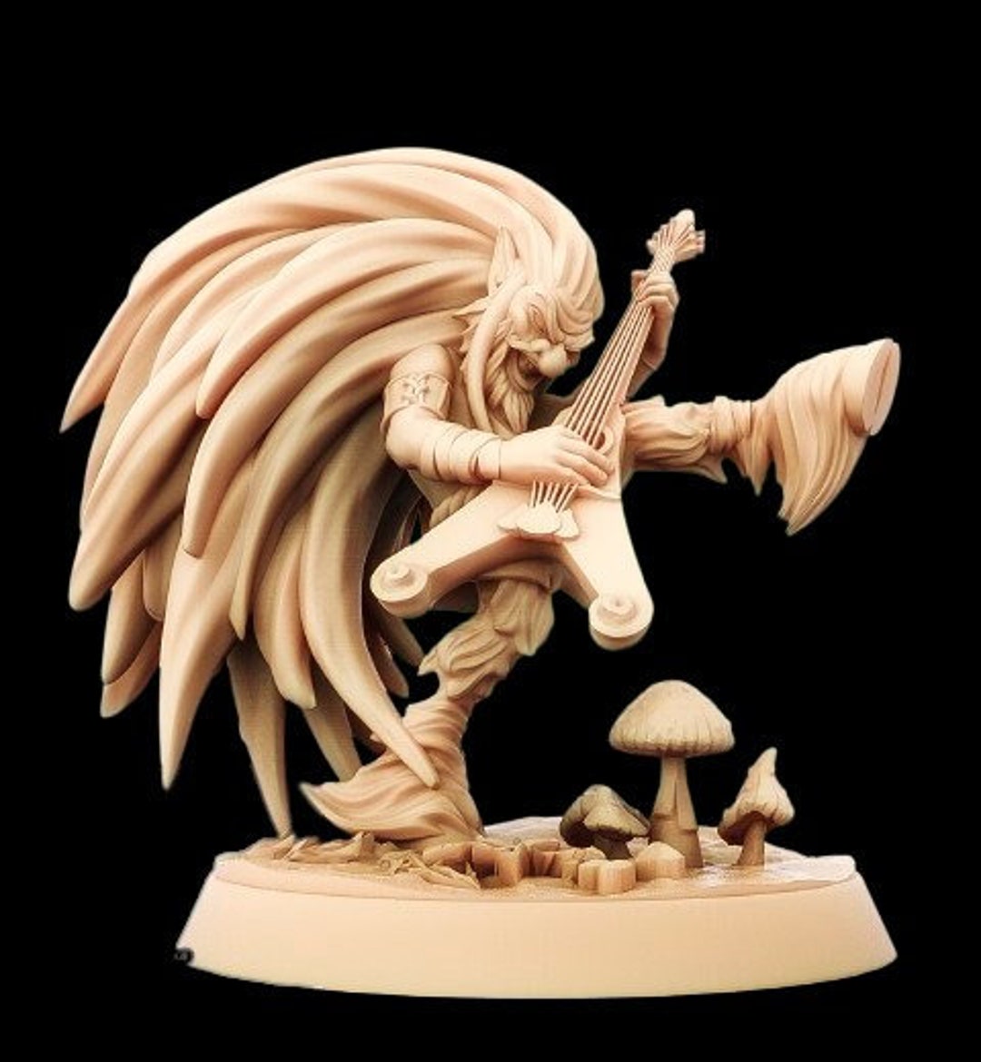 Guitar Satyr Bard Male. D&D, RPG, Pathfinder, Resin Miniature, Dnd ...