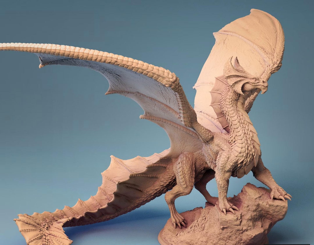 Brass Dragon. D&D, RPG, Pathfinder, Resin Miniature - Etsy